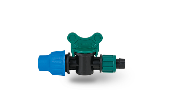 Mini Valve (DN8) Lock Type - Drip Tape Fitting - Poelsan